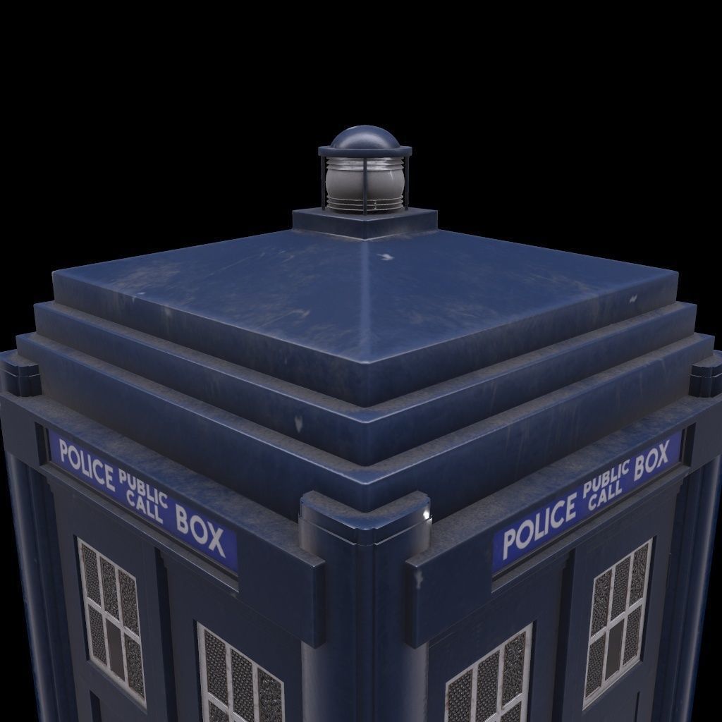 Mark 2 Metropolitan Police Box 3D model | CGTrader