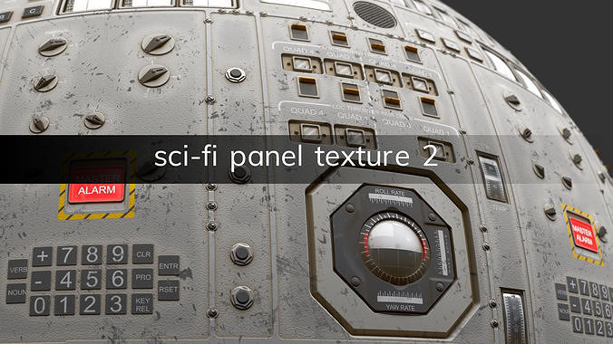 3D model Scifi Wall Panel Texture Set 2 VR / AR / low-poly | CGTrader