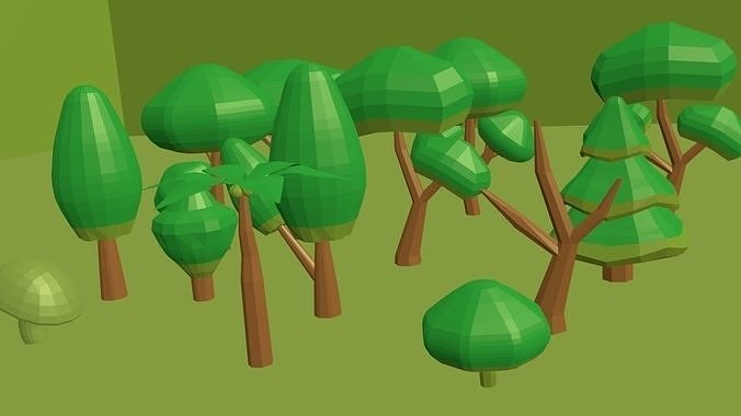 low polly Tree free VR / AR / low-poly 3D model | CGTrader