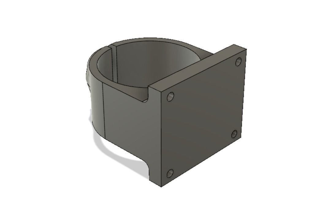 CNC Router holder 65mm free 3D model 3D printable | CGTrader
