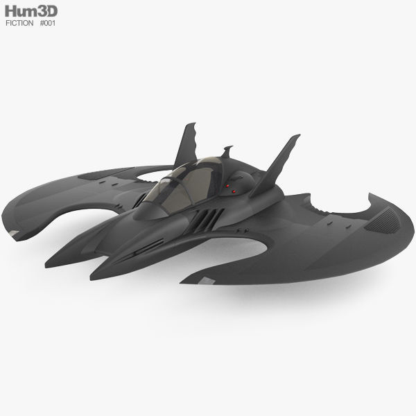 Batwing 1989 3D model | CGTrader