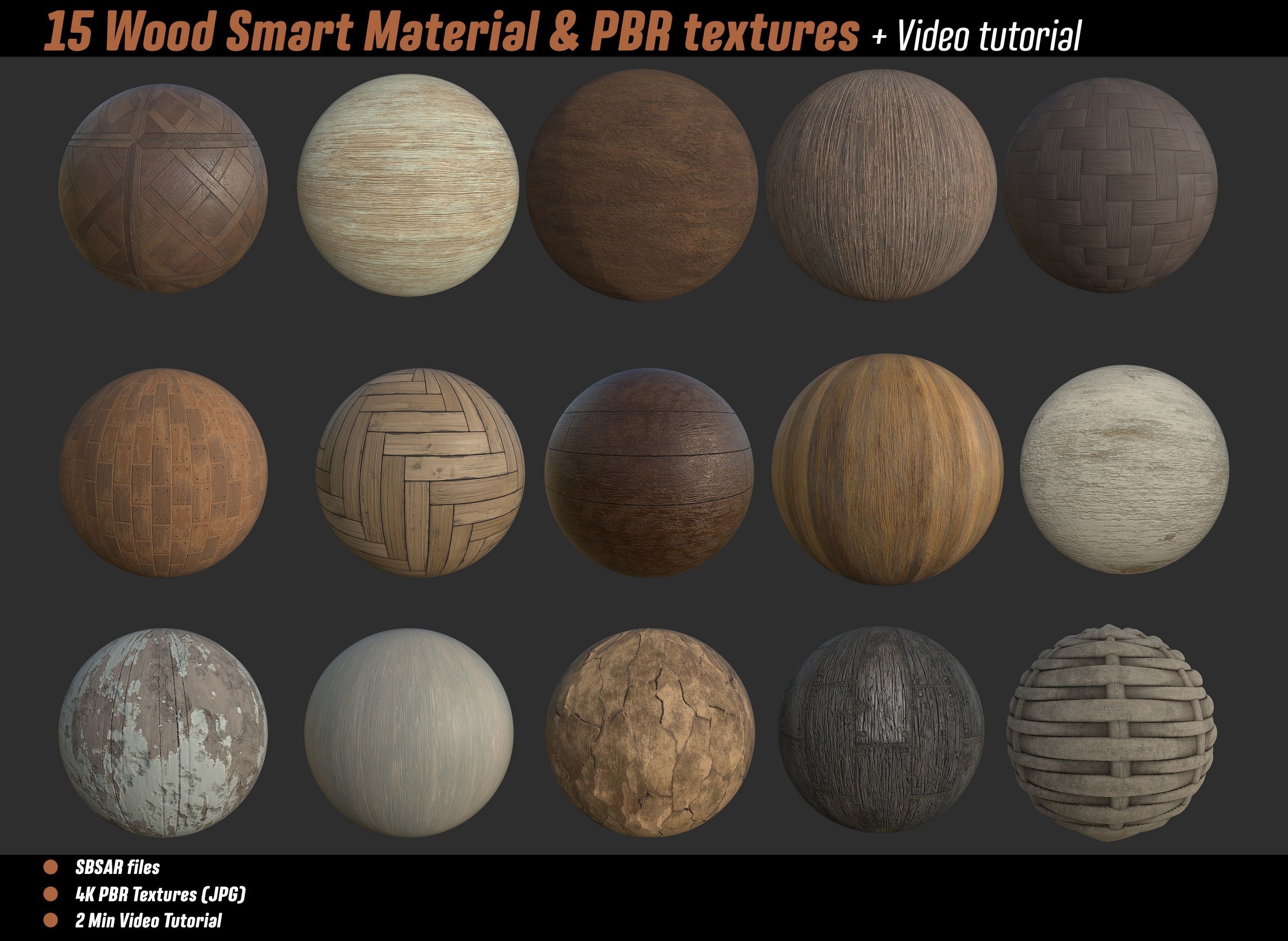 15 Wood Smart Material Texture | CGTrader