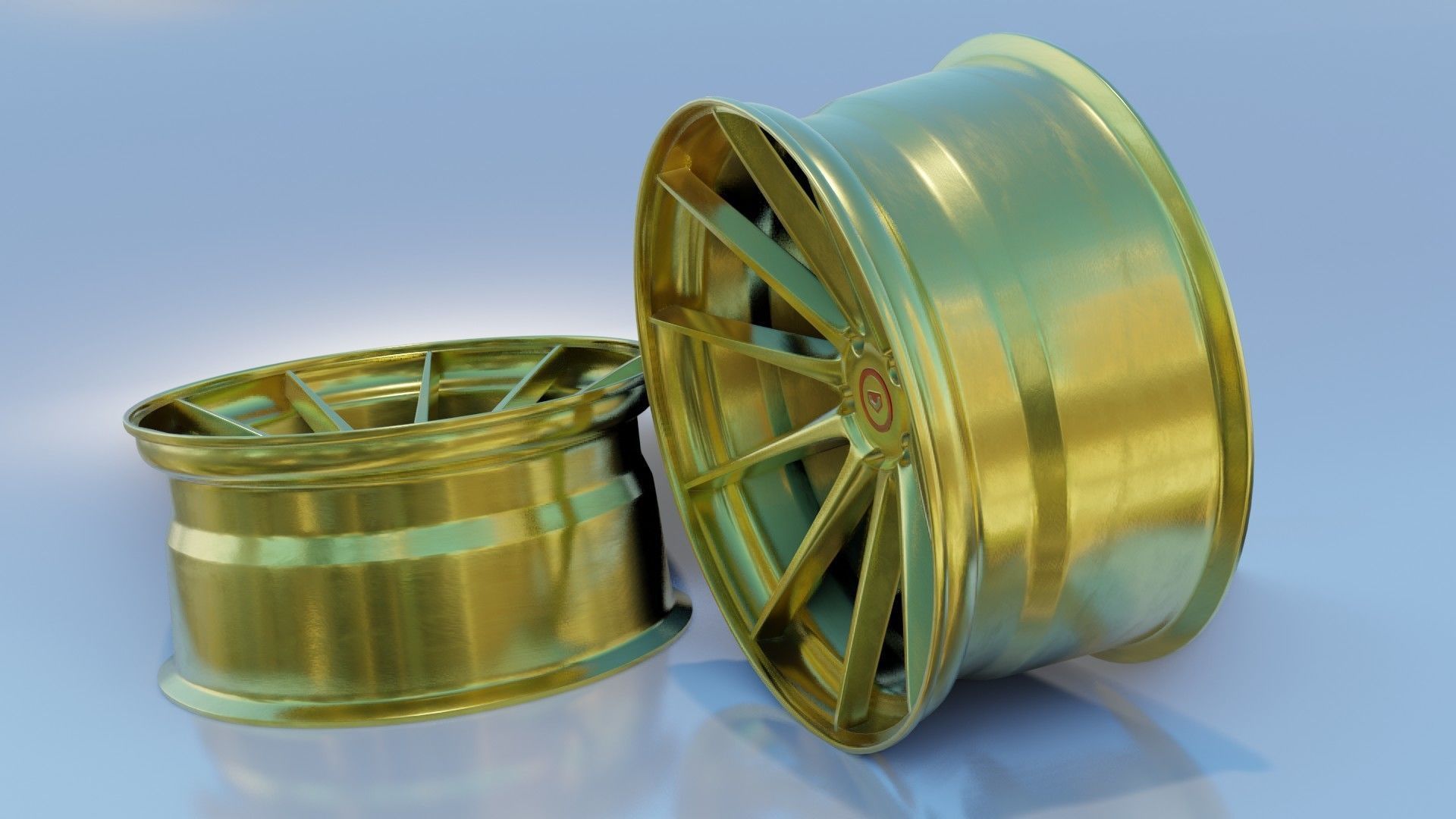 Vossen car wheel free 3D model | CGTrader