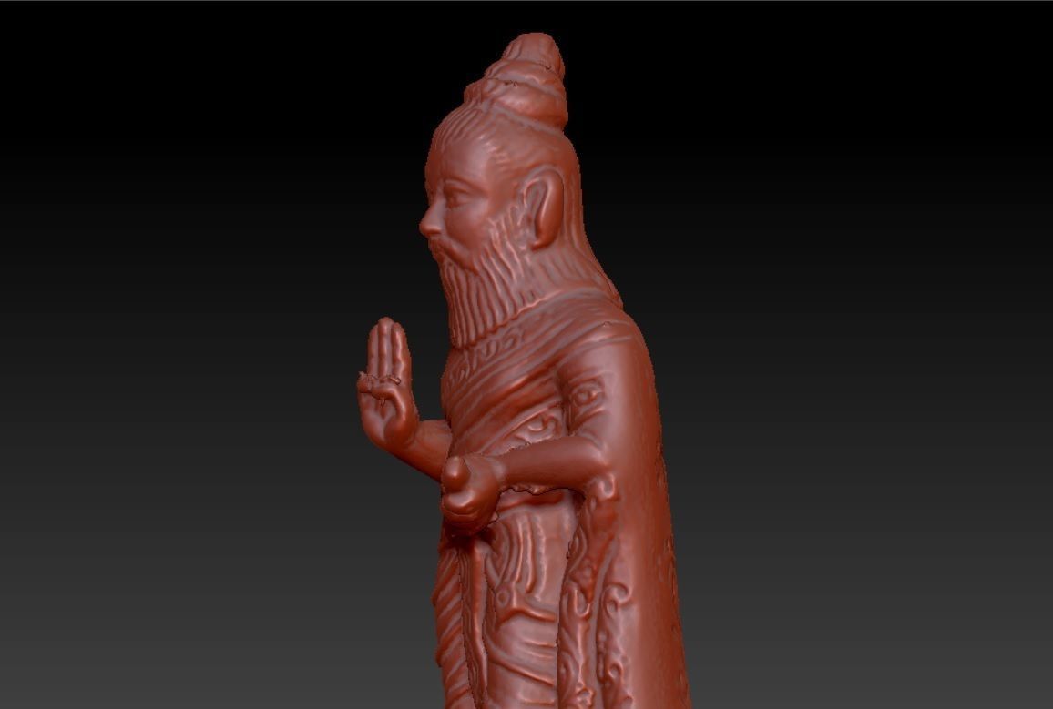 Indian Tamil Ancient Saint THIRUVALLUVAR 3D model 3D printable | CGTrader