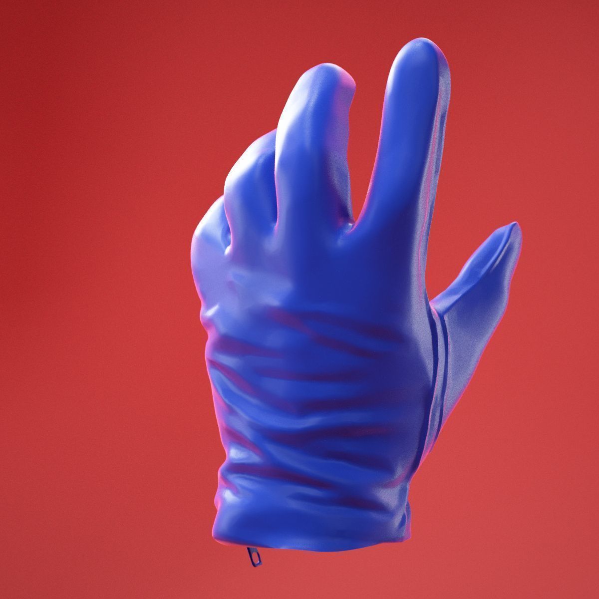 Male Gloved Hand 13 3D model | CGTrader