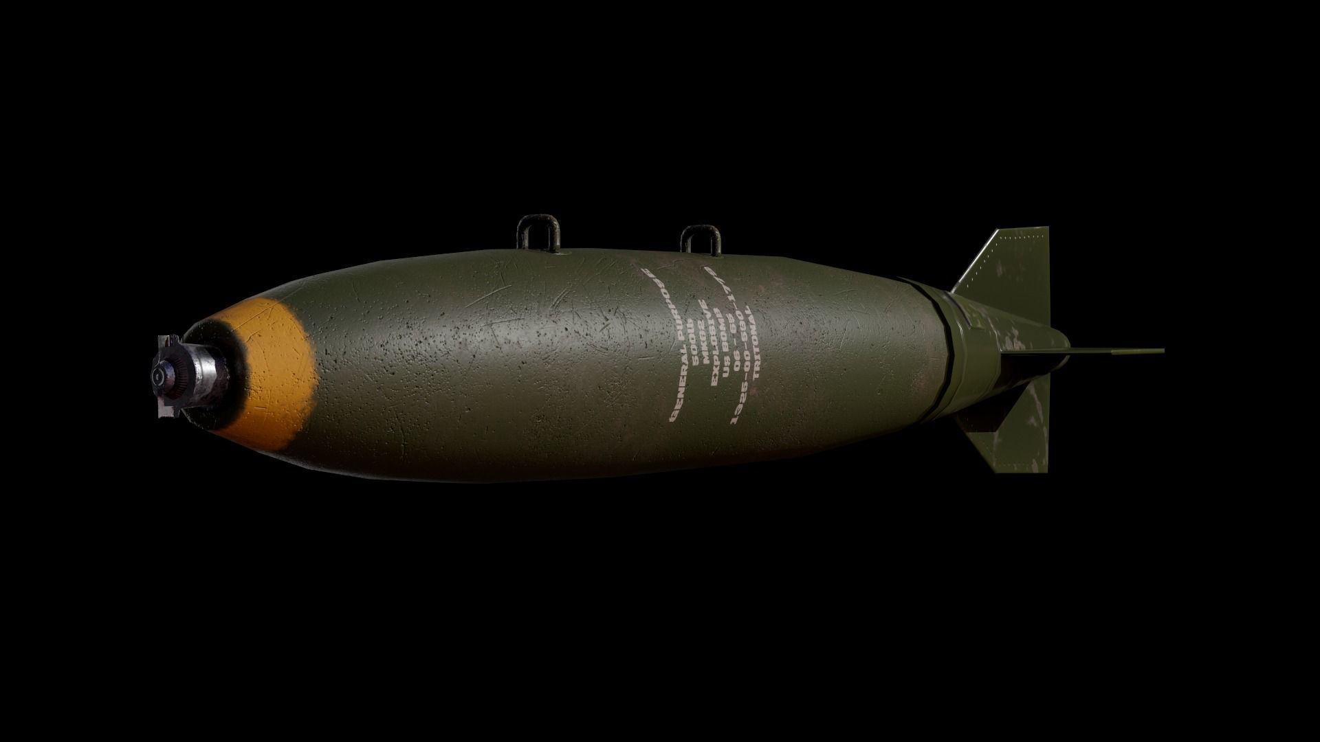 3D model Mk82 500lb Bomb VR / AR / low-poly | CGTrader