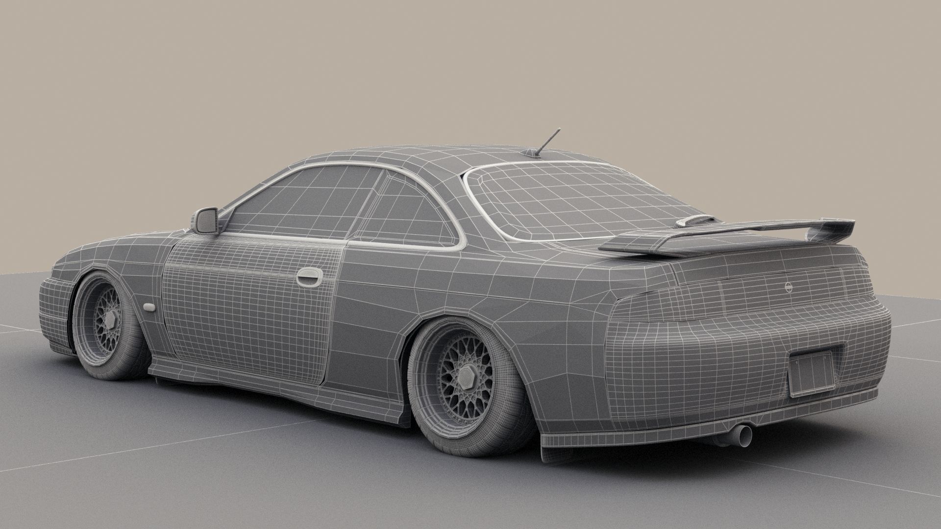 Nissan silvia s14 3D model | CGTrader