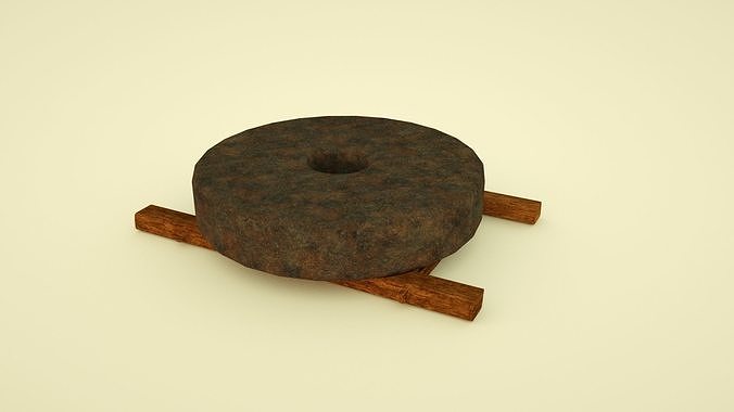 3D model Medieval Grindstone VR / AR / low-poly | CGTrader
