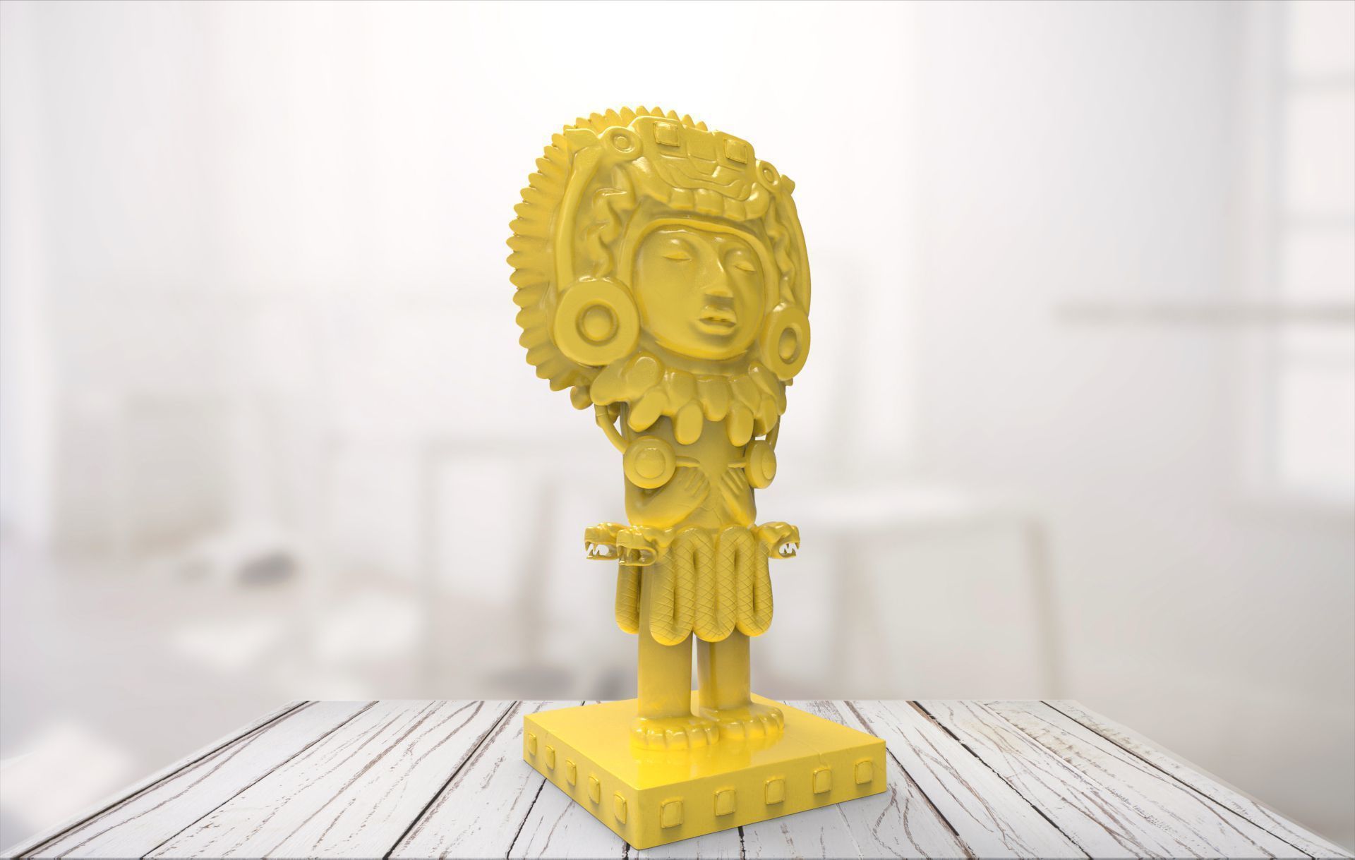 Mayan Statues 3D Model at James Velarde blog