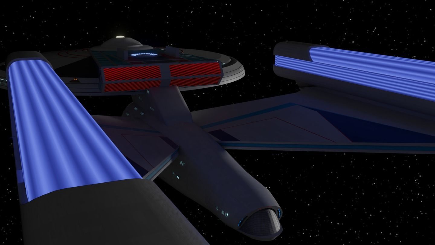 Lexington Class Command Cruiser free 3D model | CGTrader