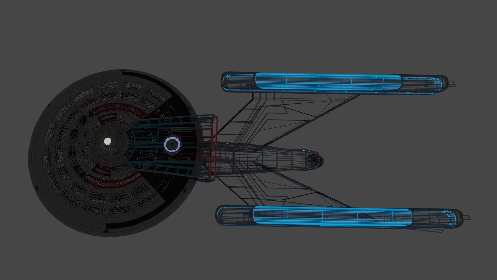 Lexington Class Command Cruiser free 3D model | CGTrader