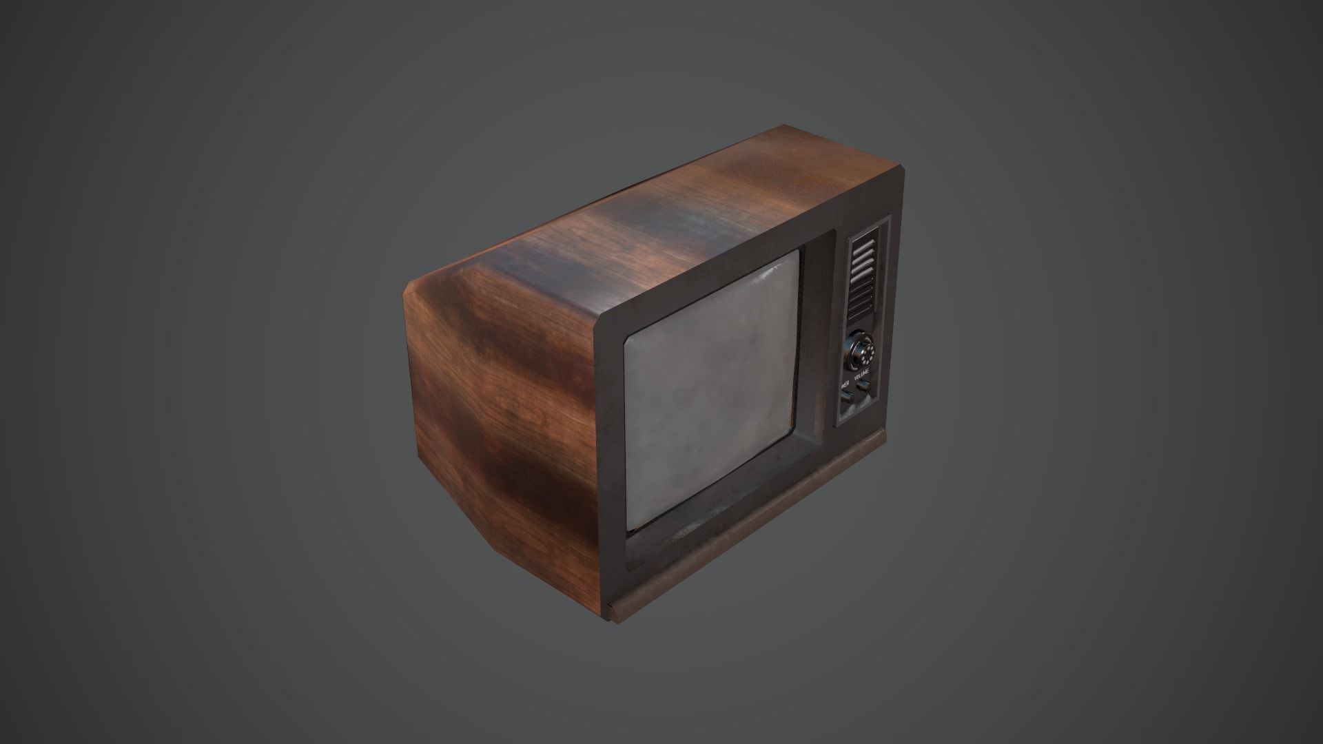 3D model TV Retro PBR LowPoly VR / AR / low-poly | CGTrader