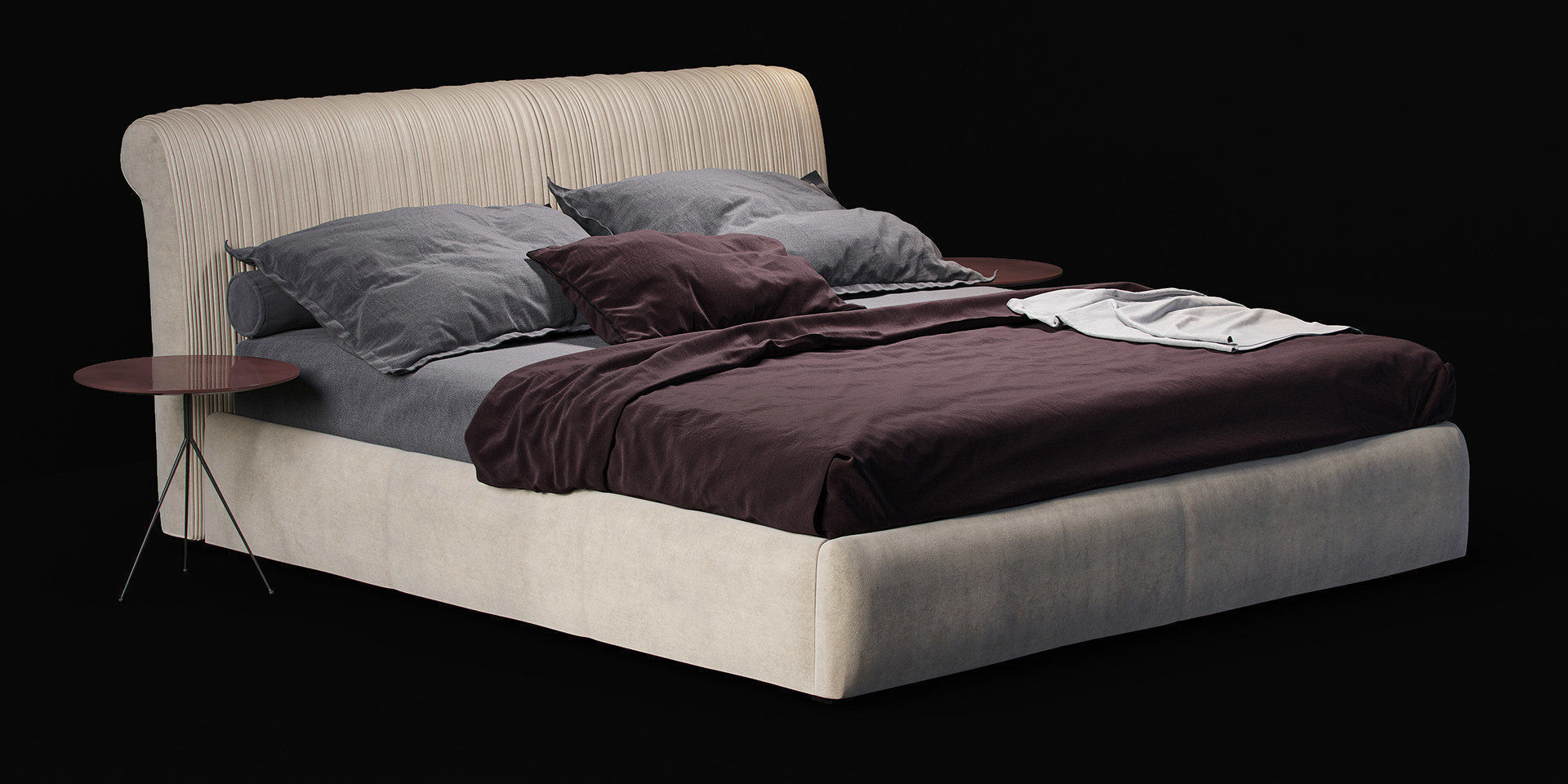 BAXTER Alfred special edition bed 3D model | CGTrader