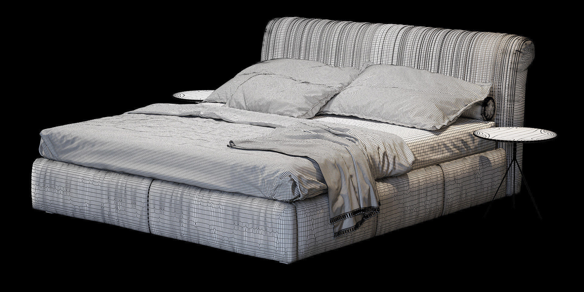 BAXTER Alfred special edition bed 3D model | CGTrader