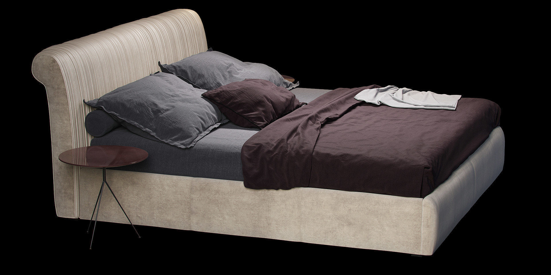 BAXTER Alfred special edition bed 3D model | CGTrader