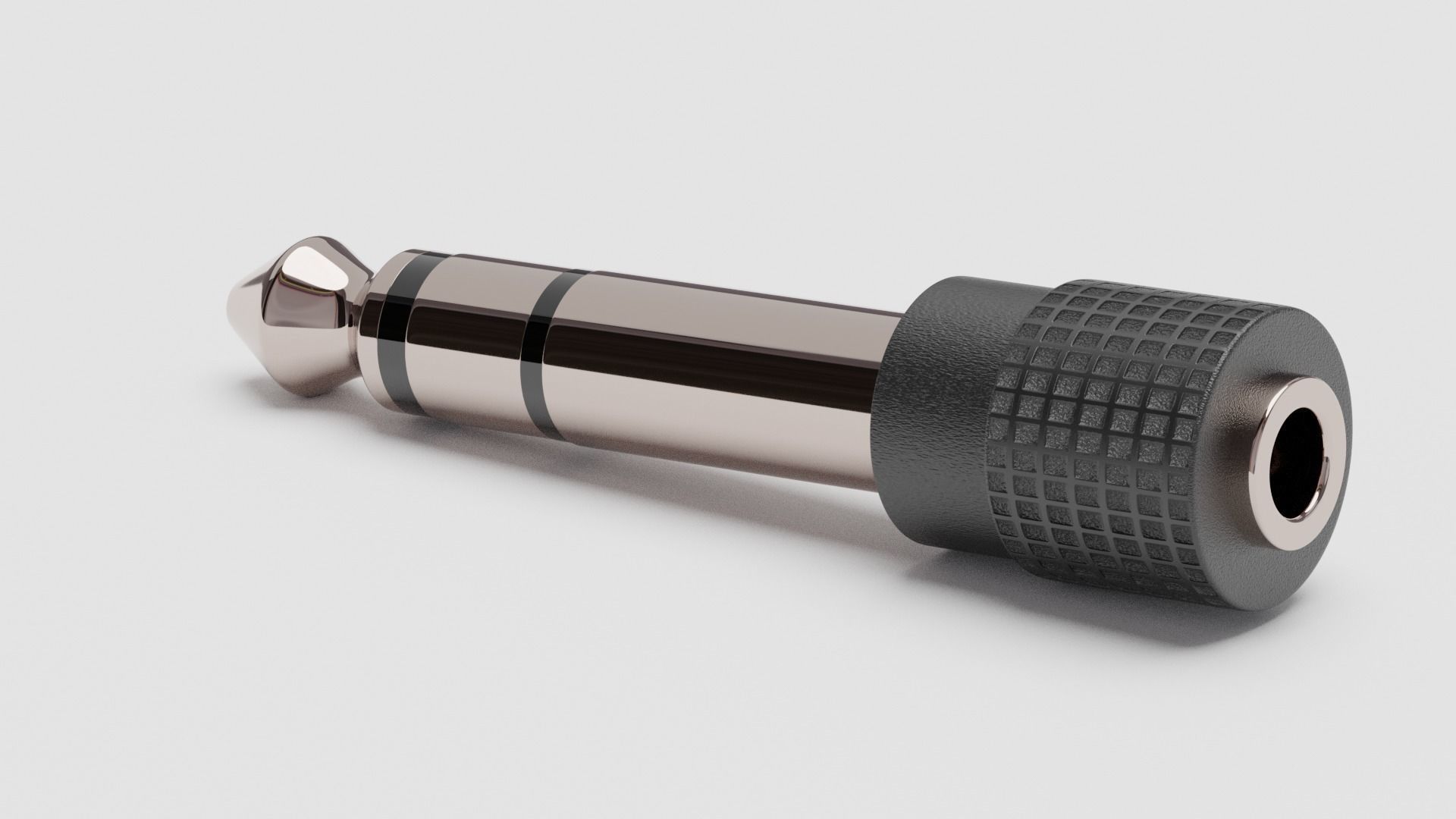 Stereo Plug Adapter - Blender free 3D model | CGTrader