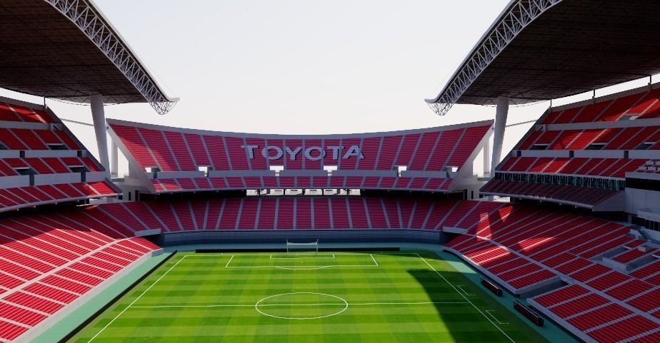Toyota Stadium - Japan 3D model | CGTrader