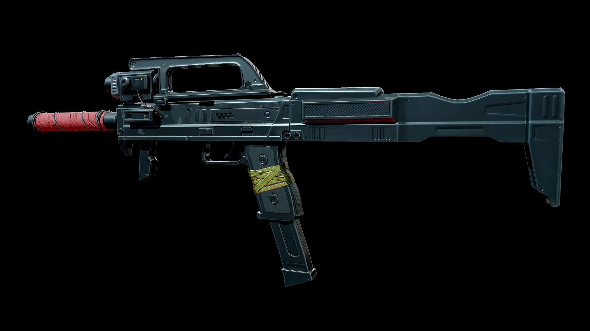 3D model FMG 9 - Sub-Machine Gun VR / AR / low-poly | CGTrader