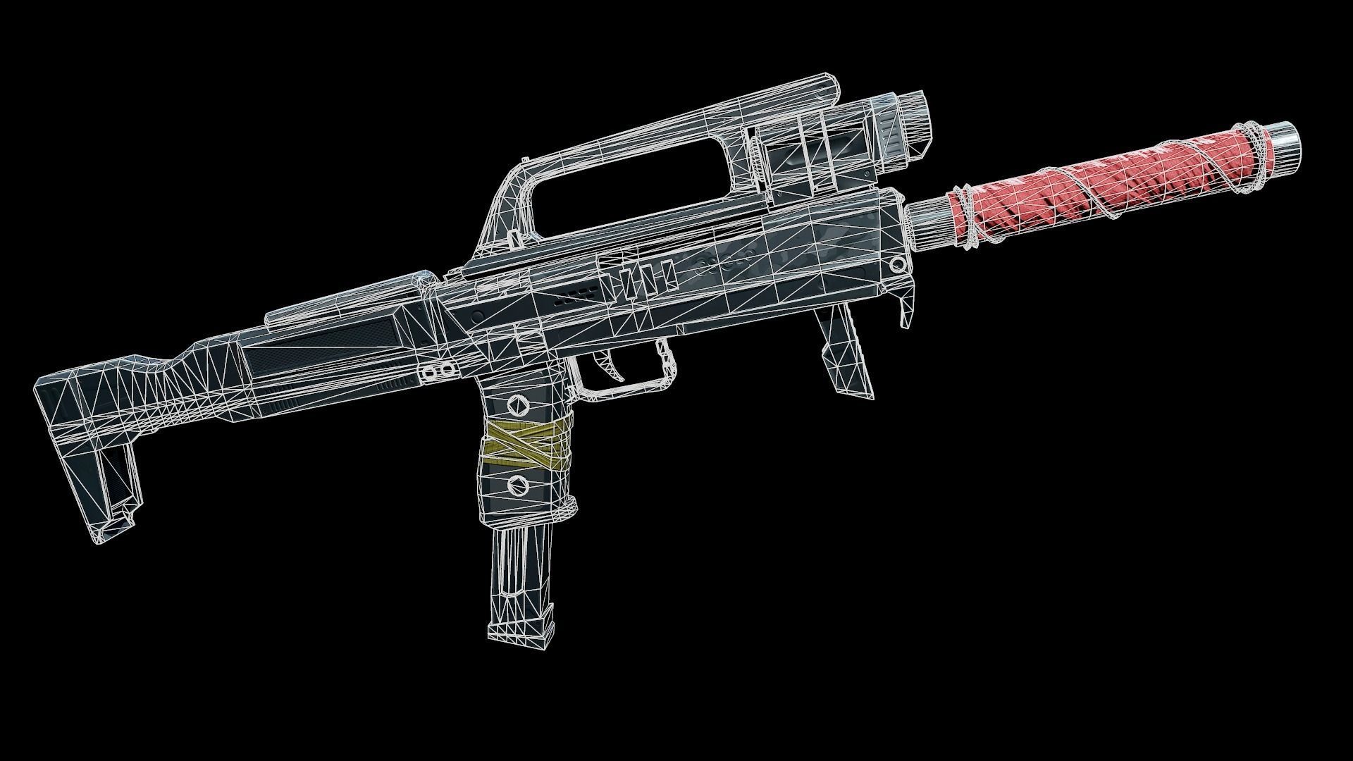 3D model FMG 9 - Sub-Machine Gun VR / AR / low-poly | CGTrader