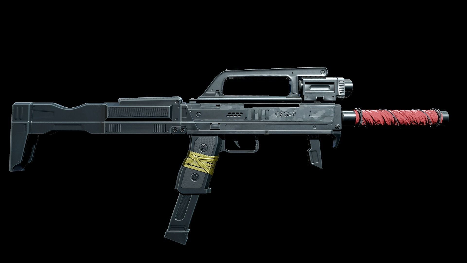 3D model FMG 9 - Sub-Machine Gun VR / AR / low-poly | CGTrader