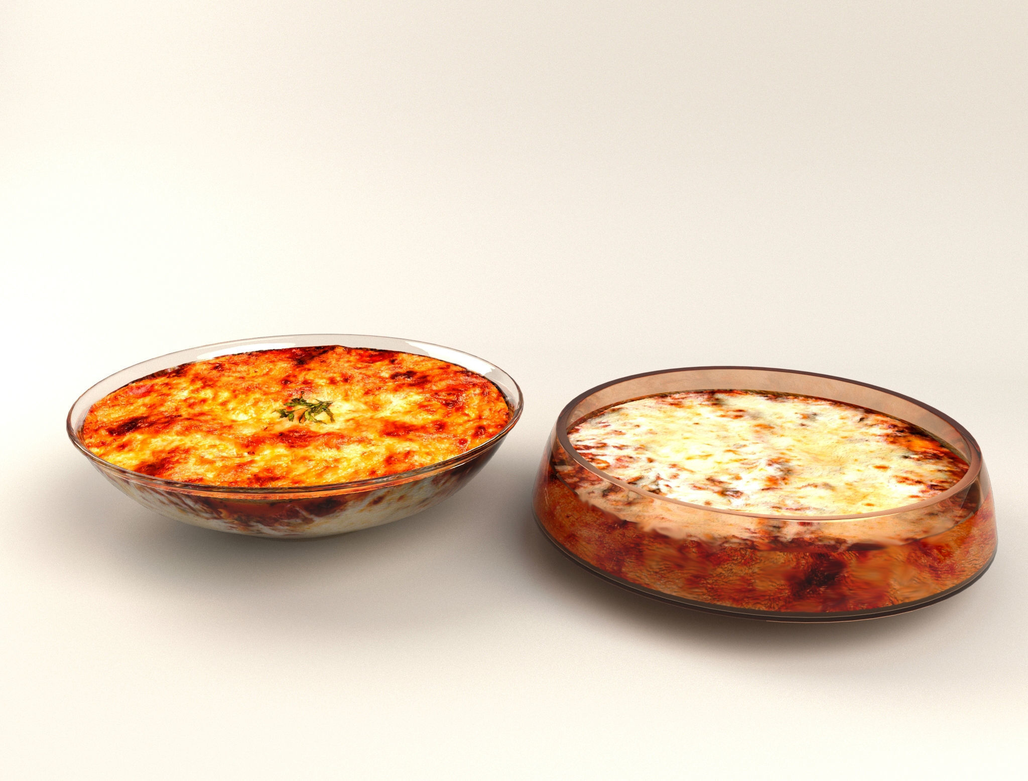 Lasagna 3D model | CGTrader