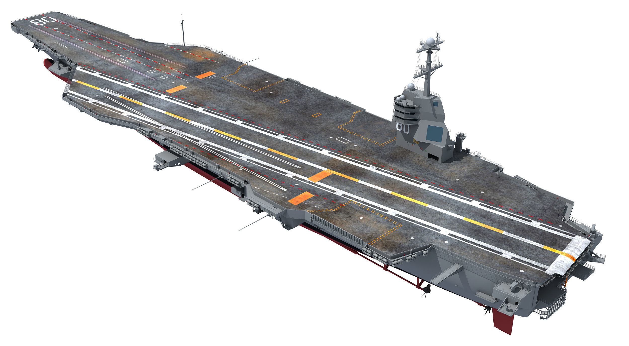 USS Enterprise CVN-80 Aircraft Carrier 3D model | CGTrader