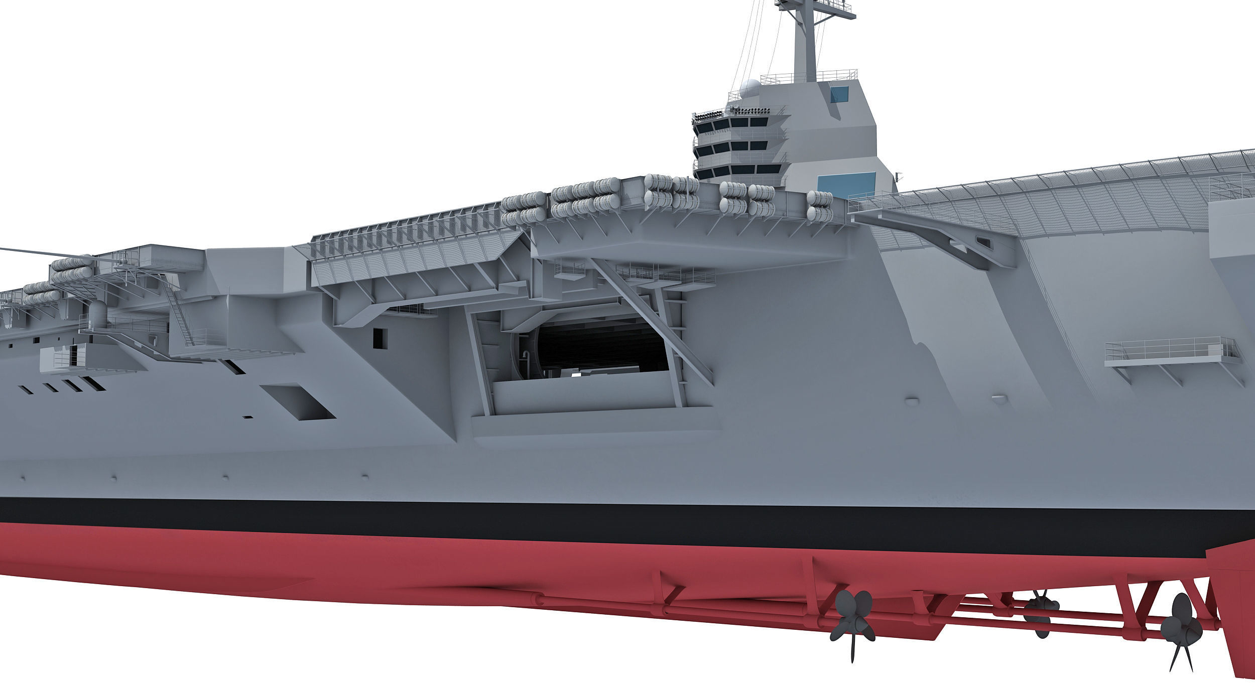 USS Enterprise CVN-80 Aircraft Carrier 3D model | CGTrader