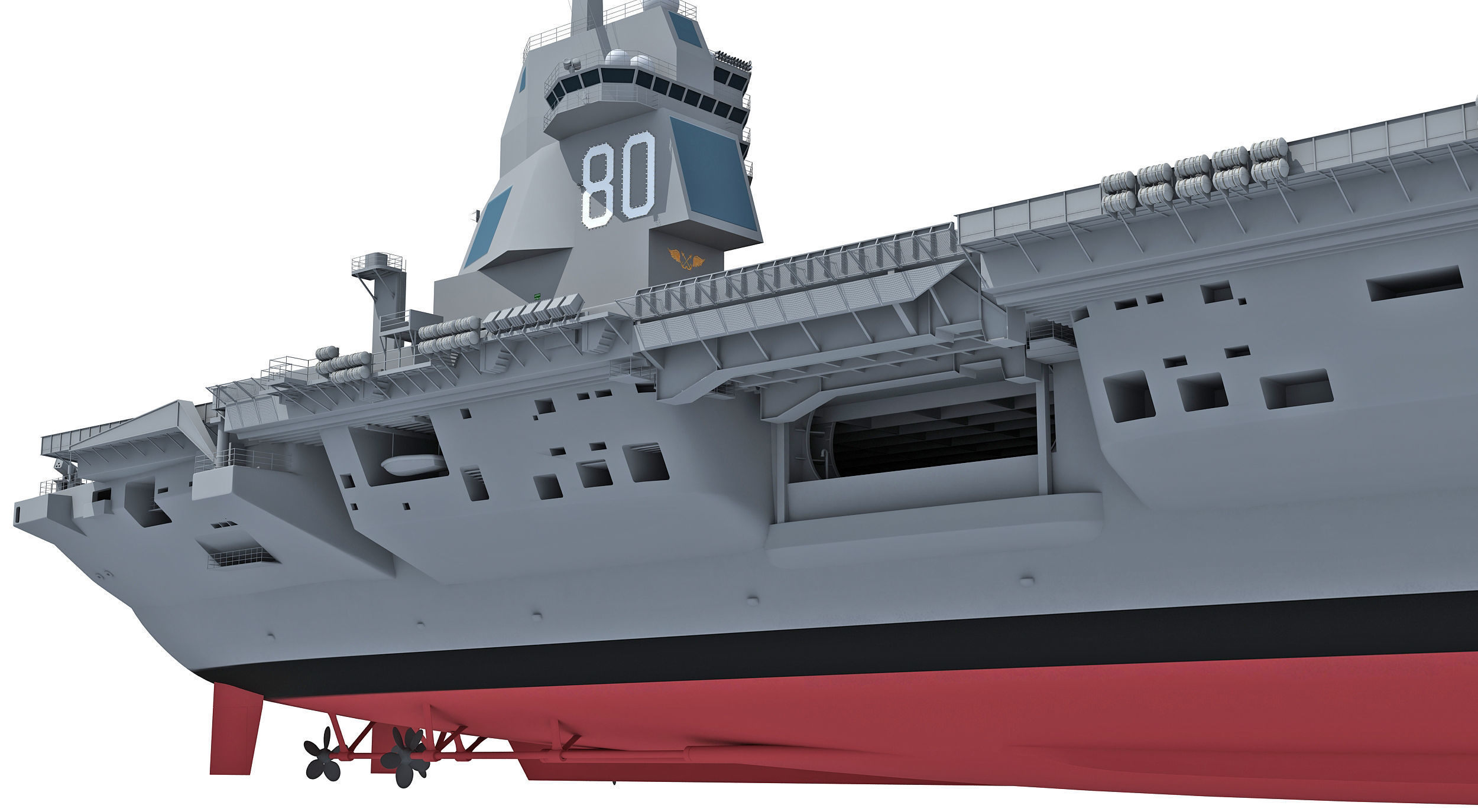 USS Enterprise CVN-80 Aircraft Carrier 3D model | CGTrader