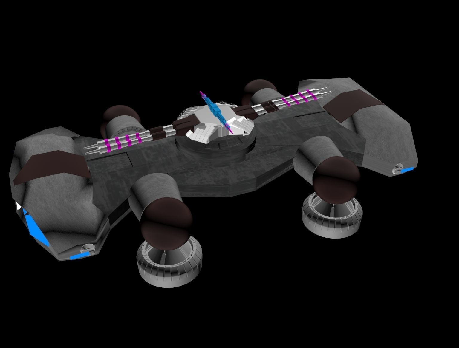 The Hover Tank 3D model animated | CGTrader