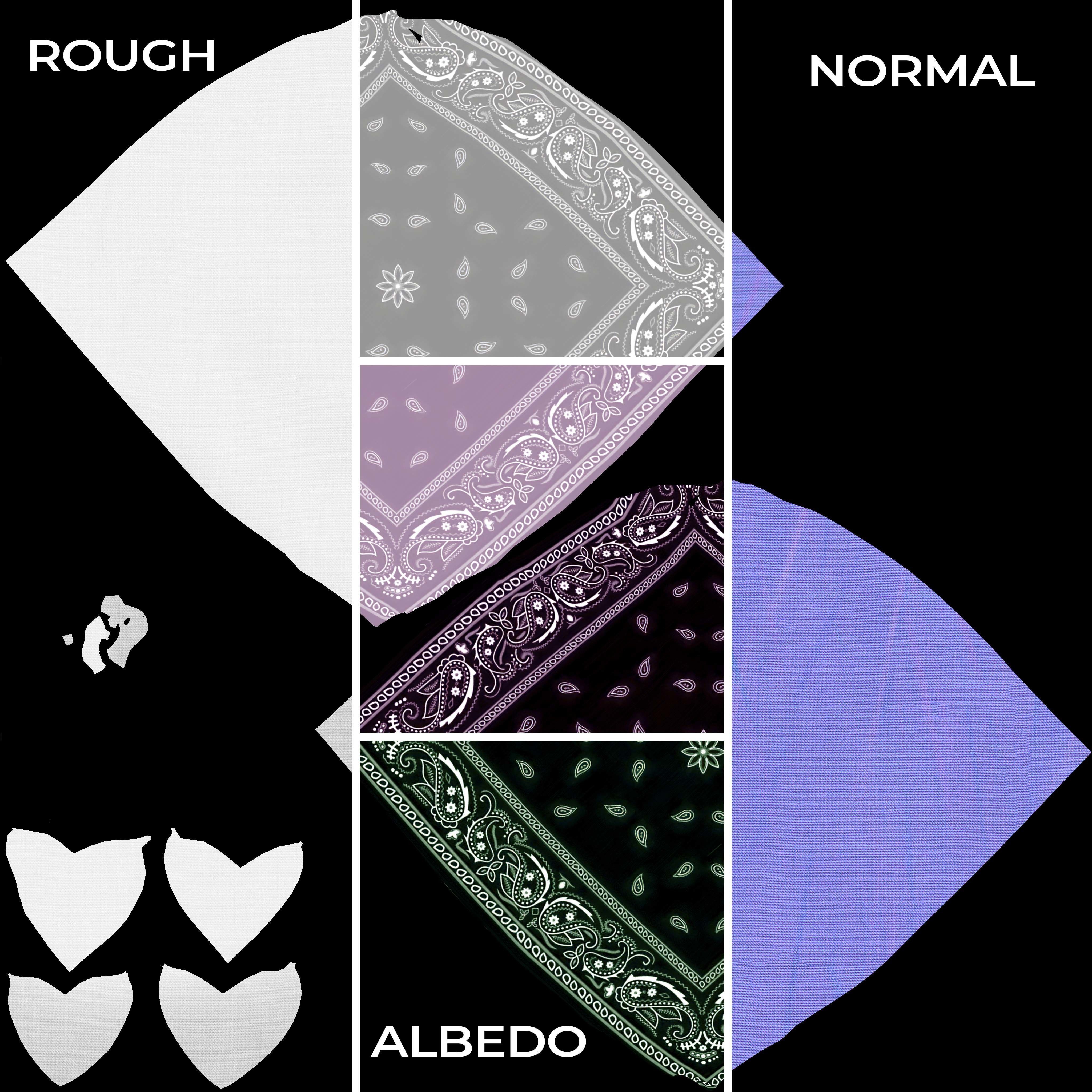 bandanas 3D model | CGTrader