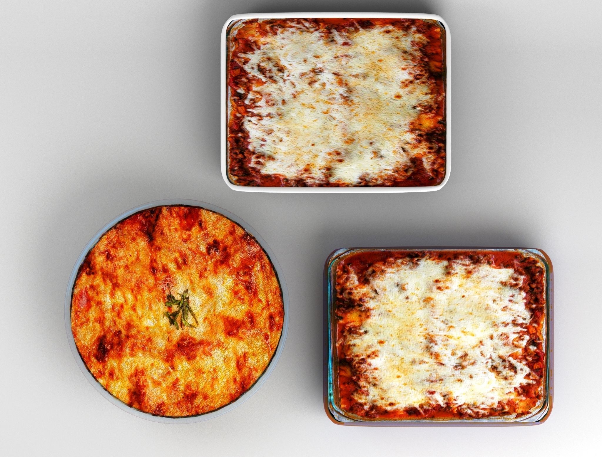 Lasagna 3D model | CGTrader