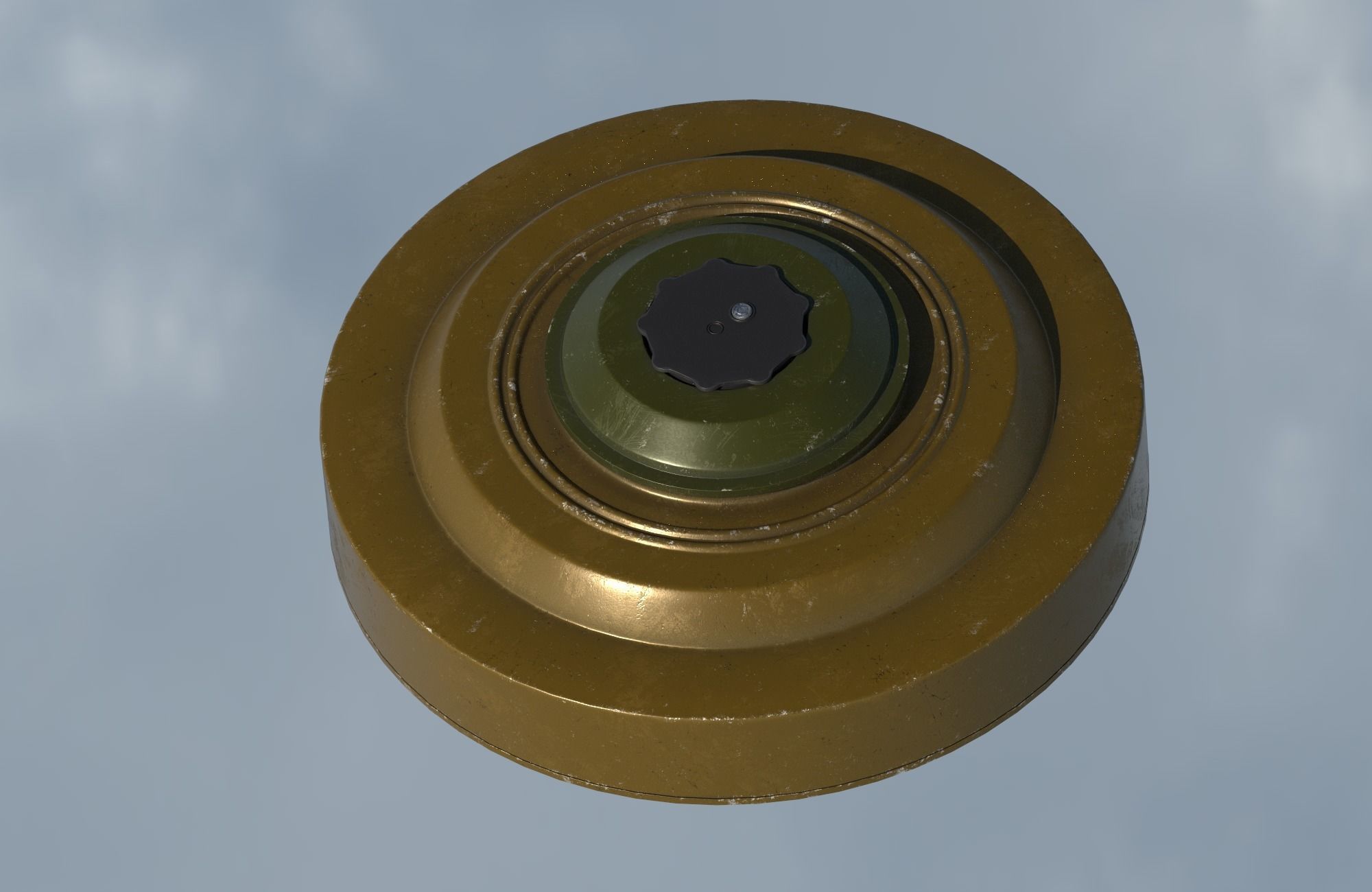 antitank mine 3D model | CGTrader