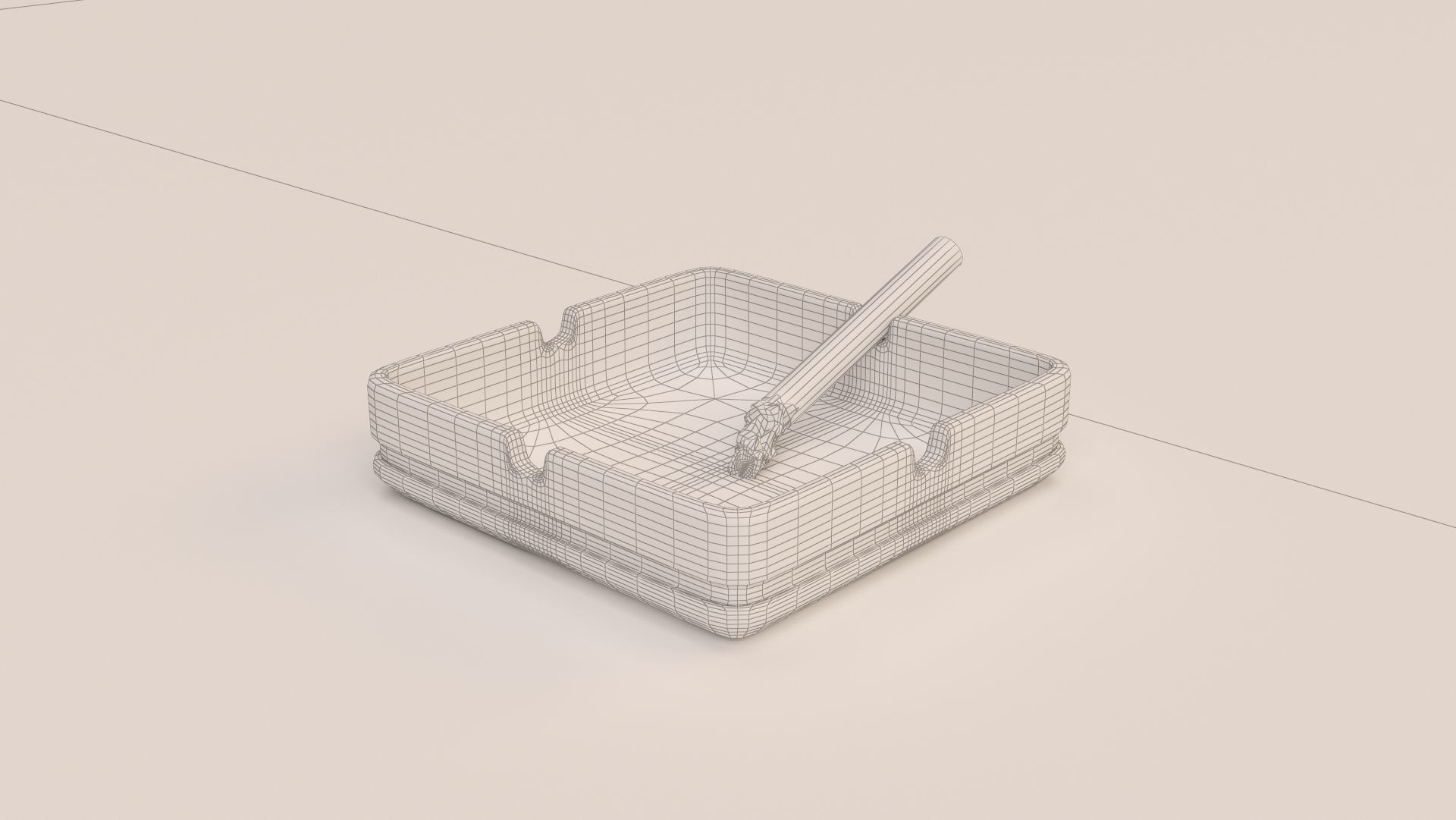 Ashtray free 3D model | CGTrader