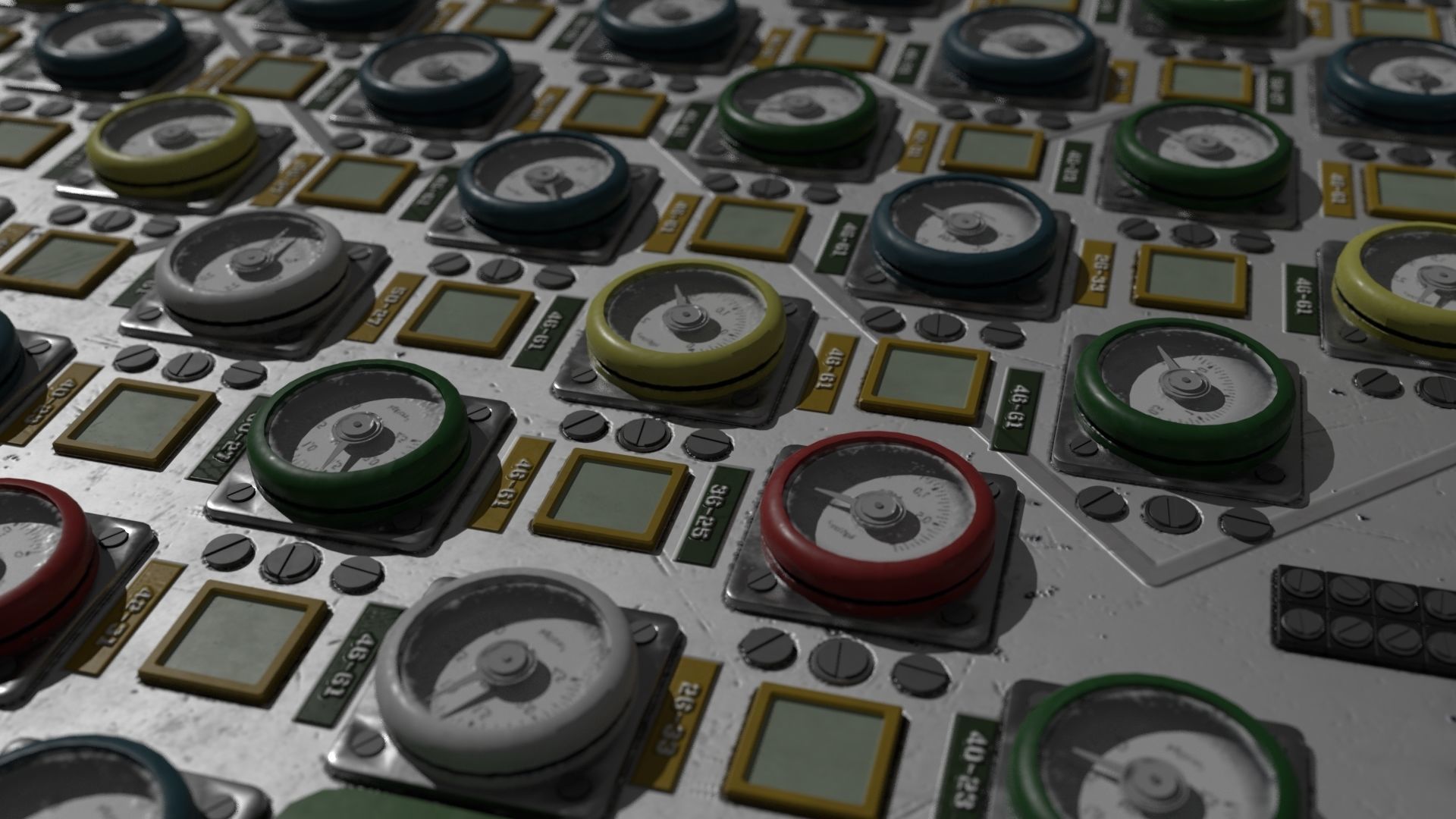 Chernobyl Control panel free 3D model | CGTrader