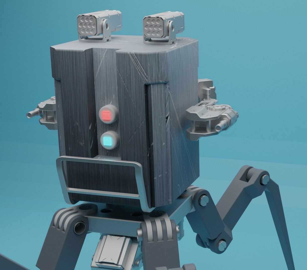 Concept bot free VR / AR / low-poly 3D model | CGTrader