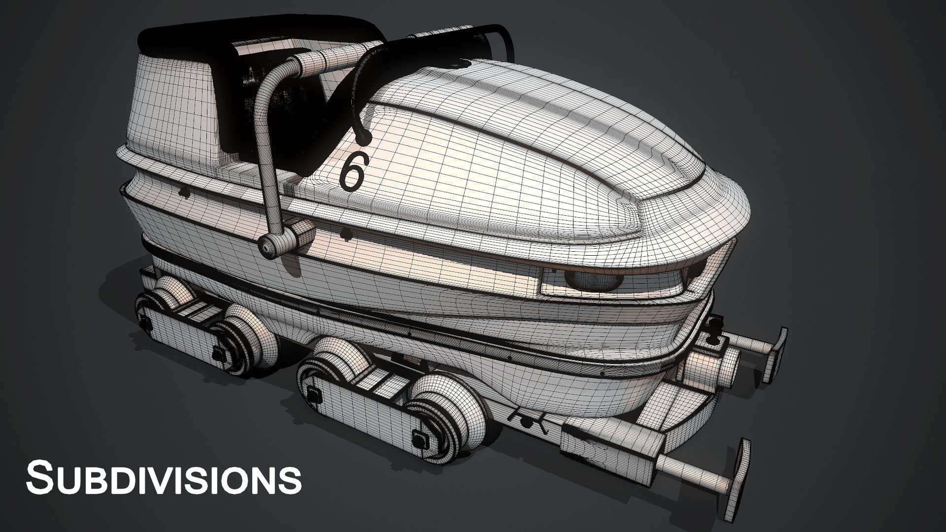 3D ROLLER COASTER CART 3D model | CGTrader