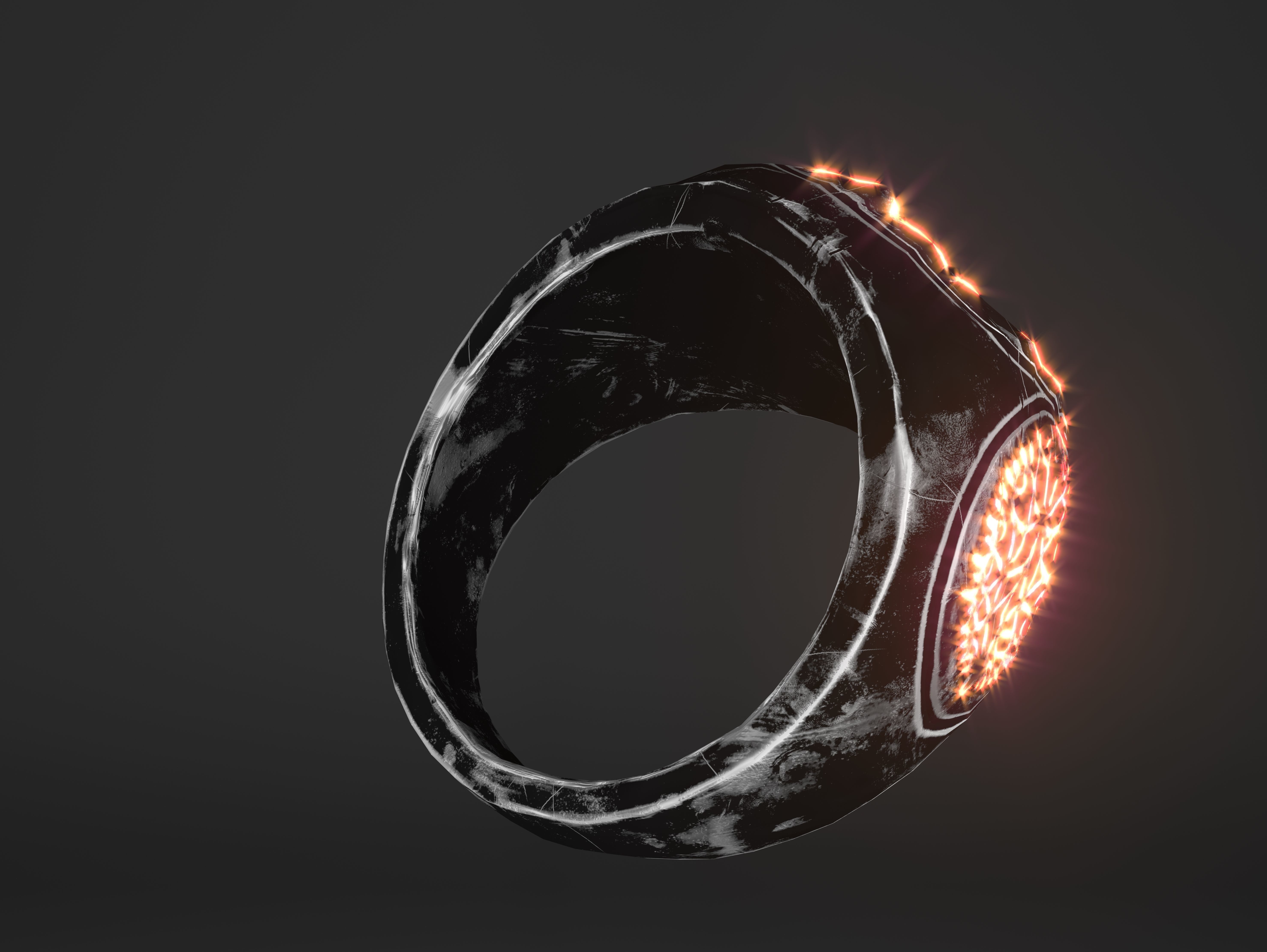 3D model Fire Power Ring VR / AR / low-poly | CGTrader