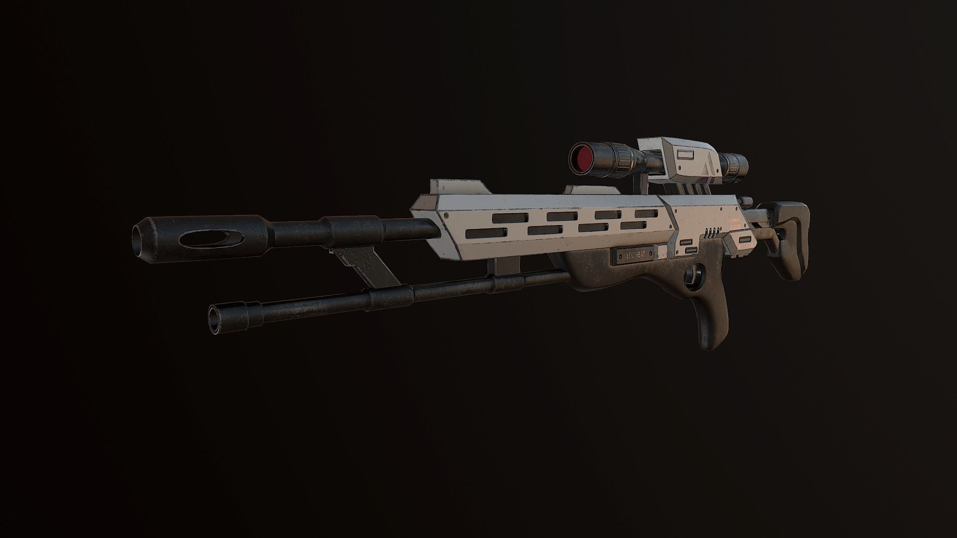 Viper sniper rifle free VR / AR / low-poly 3D model | CGTrader