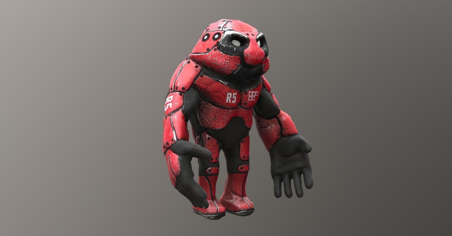 3D model R5 robot VR / AR / low-poly | CGTrader