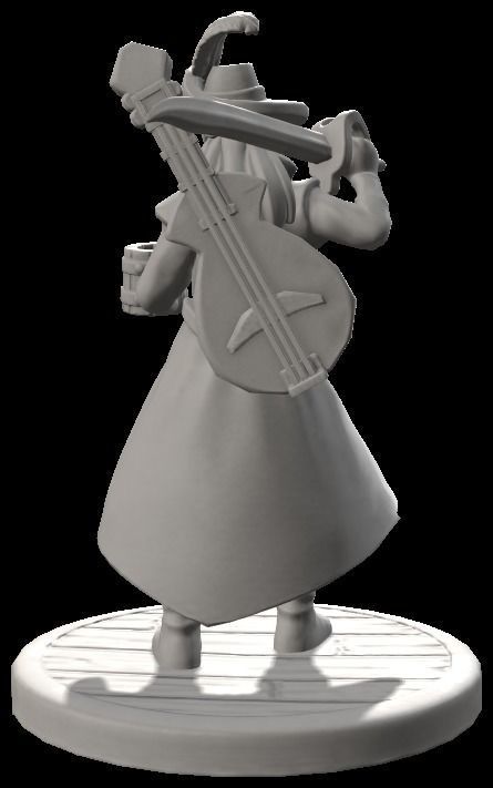Human Bard 3D model | CGTrader