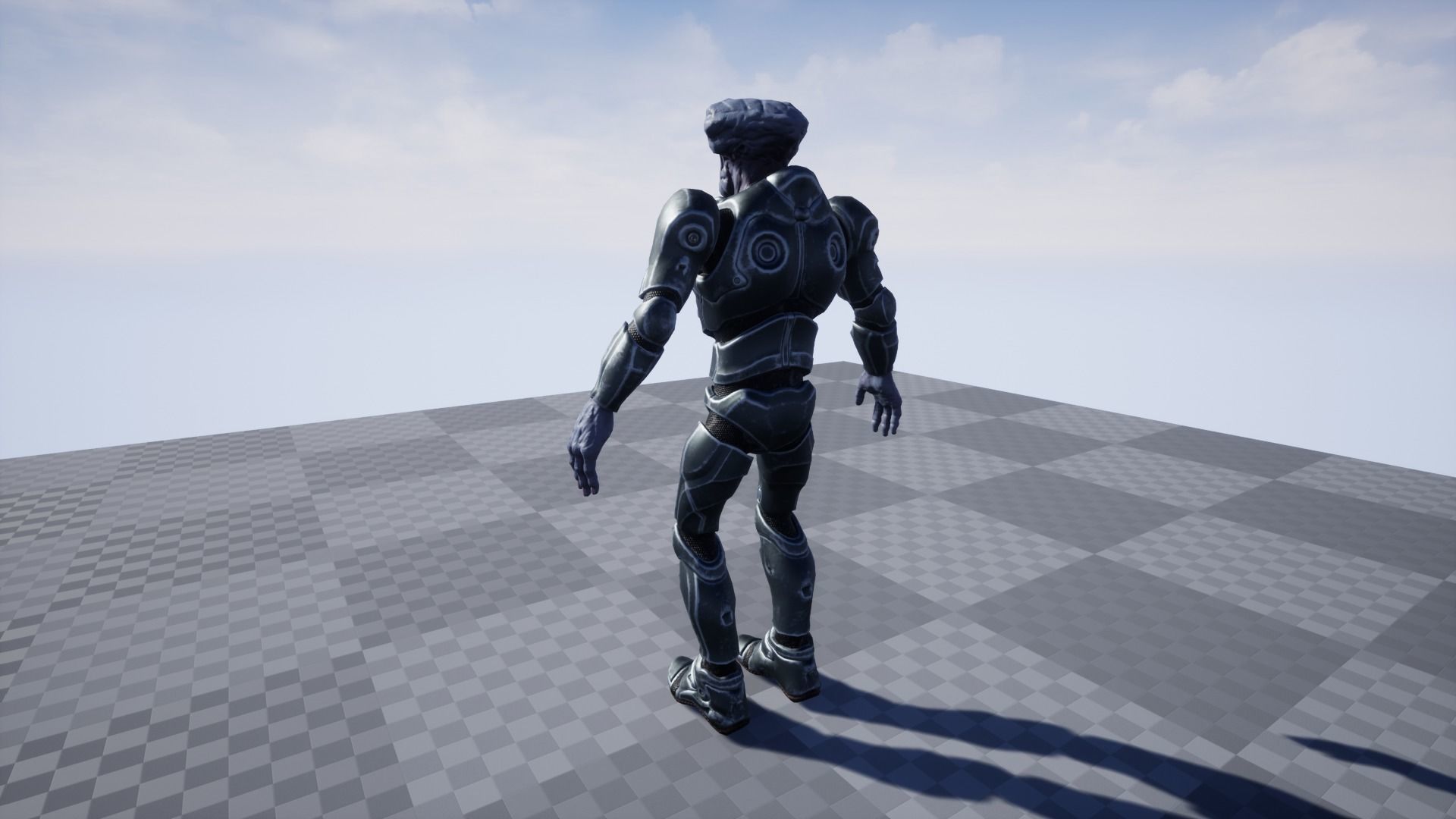 3D model Alien in armored suit VR / AR / low-poly rigged | CGTrader