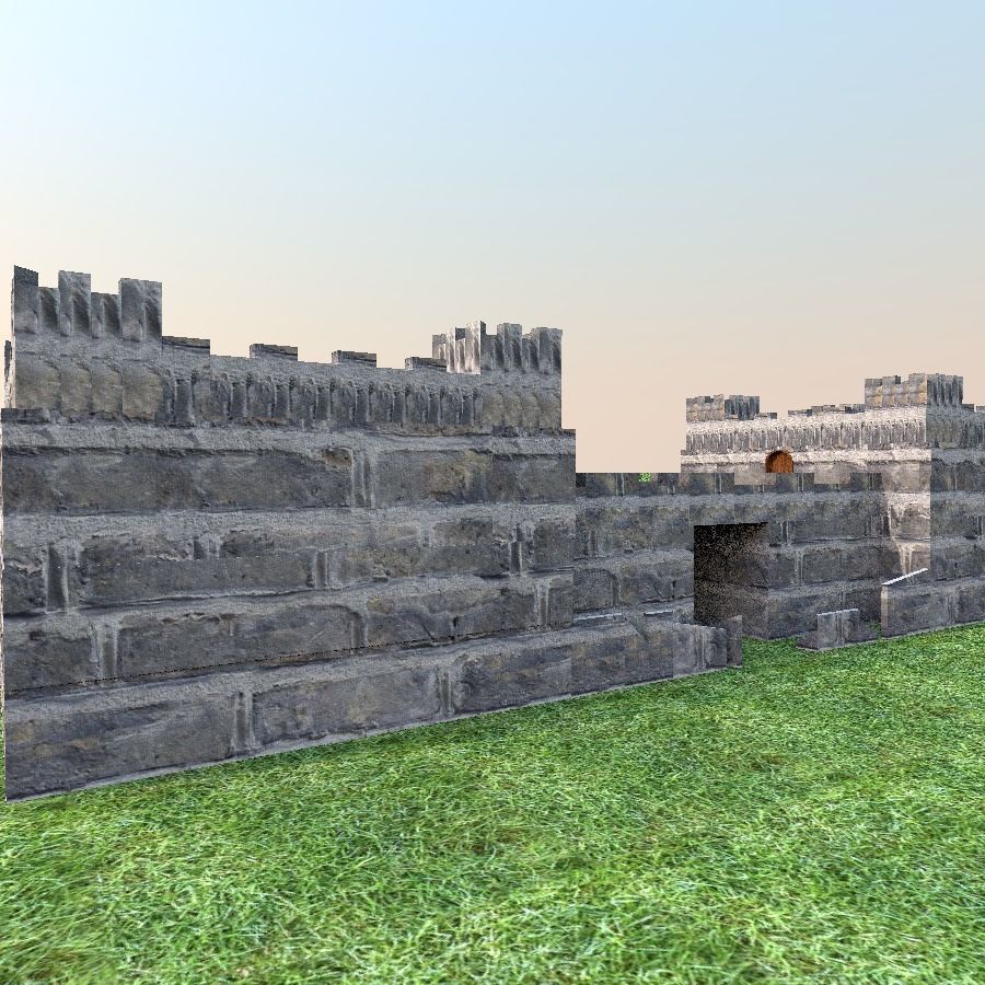 Medieval Entrance Tower Gate 3D model | CGTrader