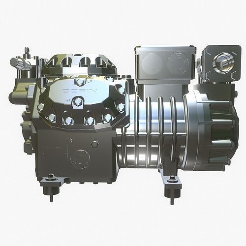 Ice Compressor Hardsurface industrial Machine 3D model | CGTrader