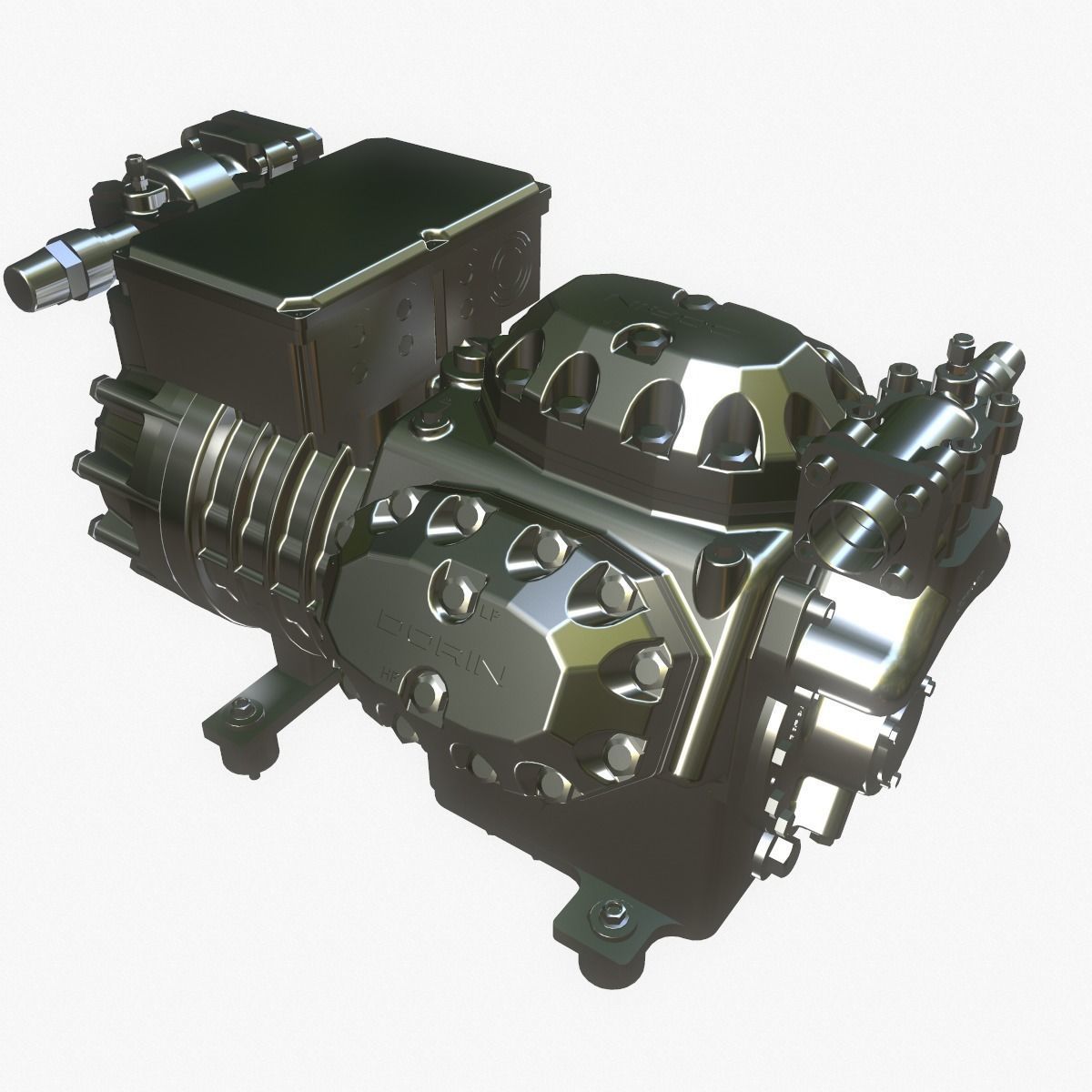 Ice Compressor Hardsurface industrial Machine 3D model | CGTrader