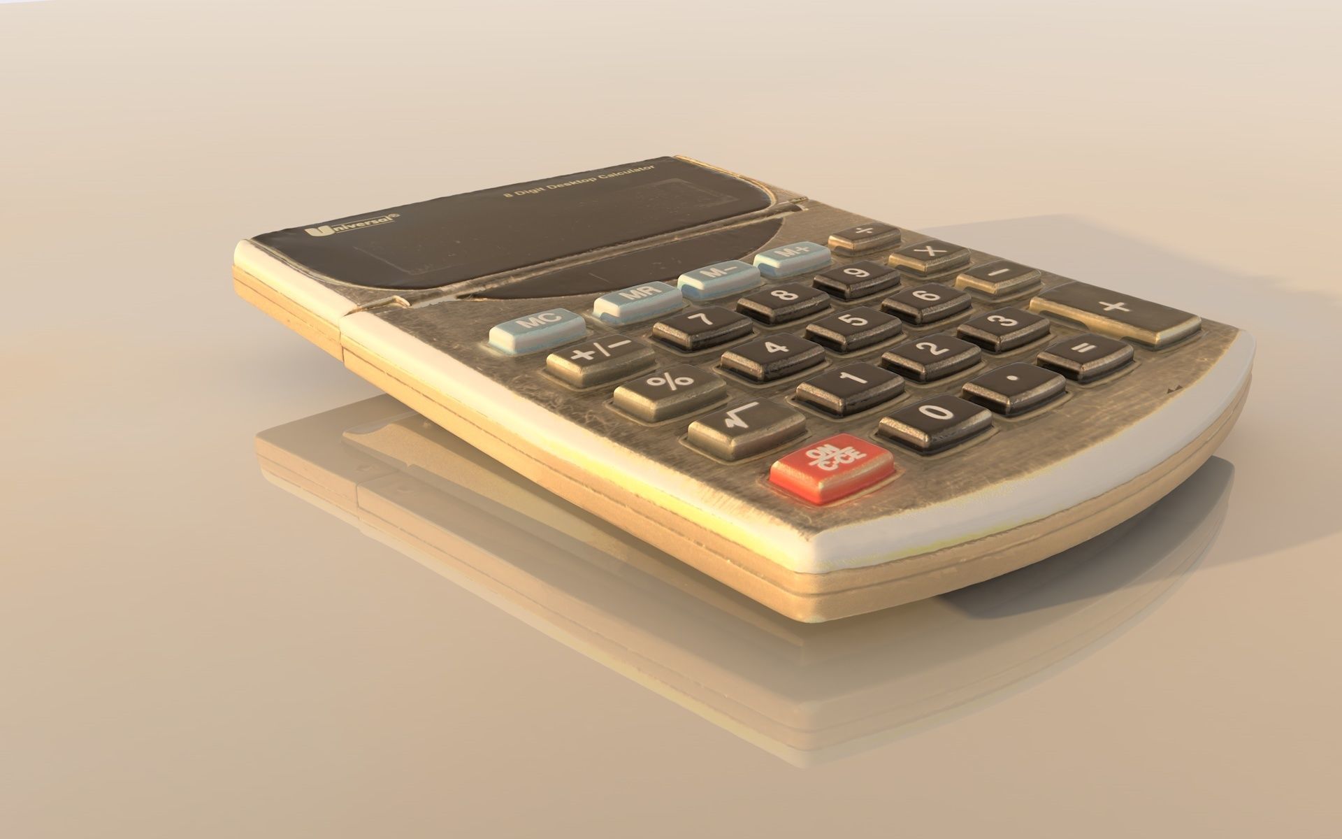 Realistic Calculator 3D model | CGTrader