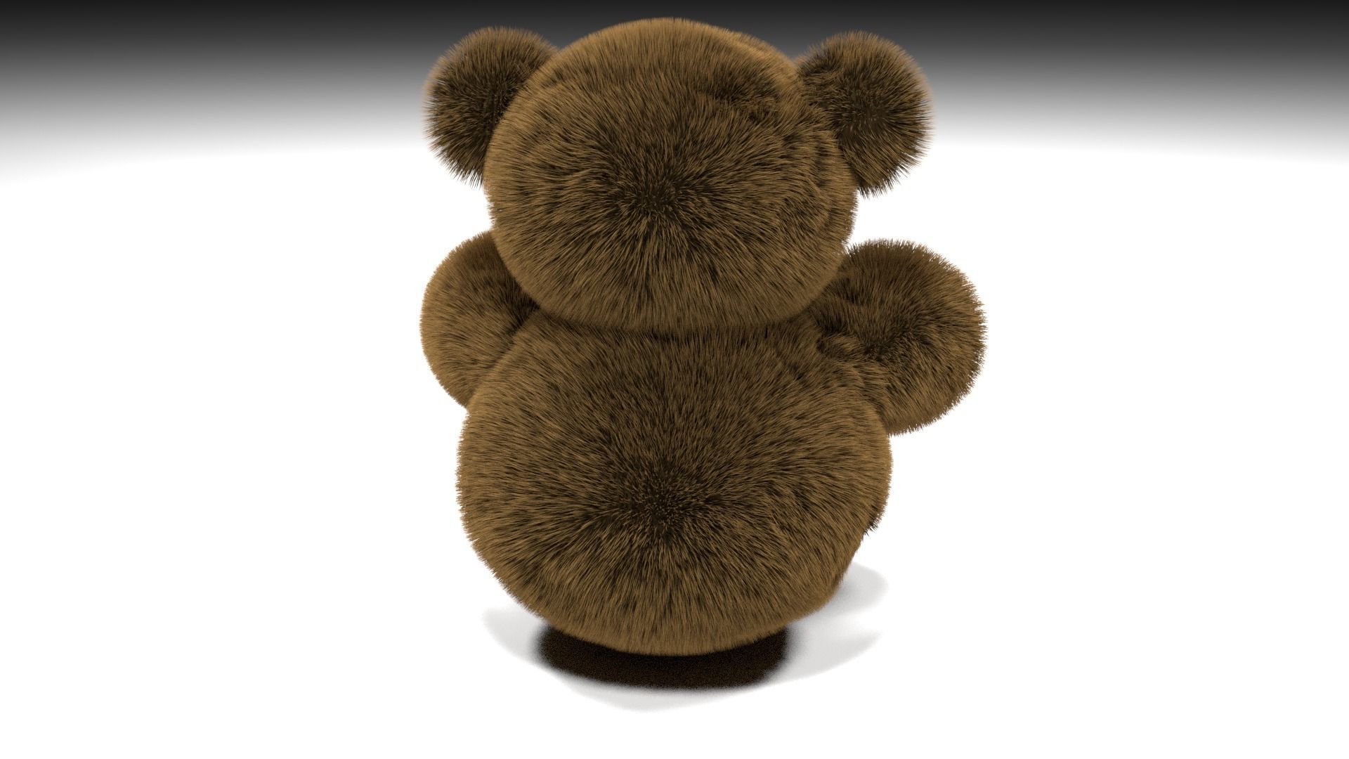 Fluffy Teddy Bear - Blender 3D model | CGTrader