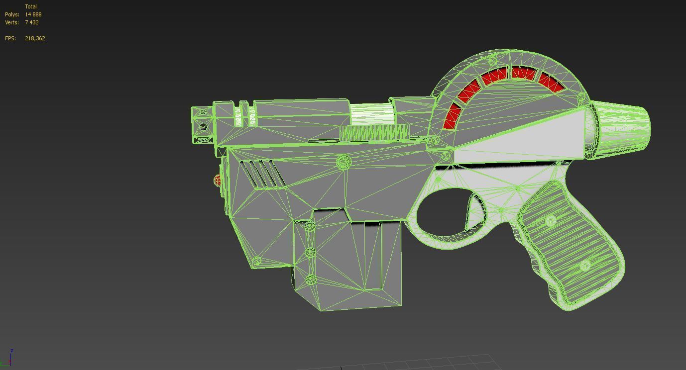 Lawgiver Judge Dredd pistol 3D model | CGTrader