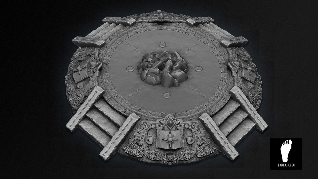 AZTEC PYRAMID ALTAR 3d Model 3D model | CGTrader