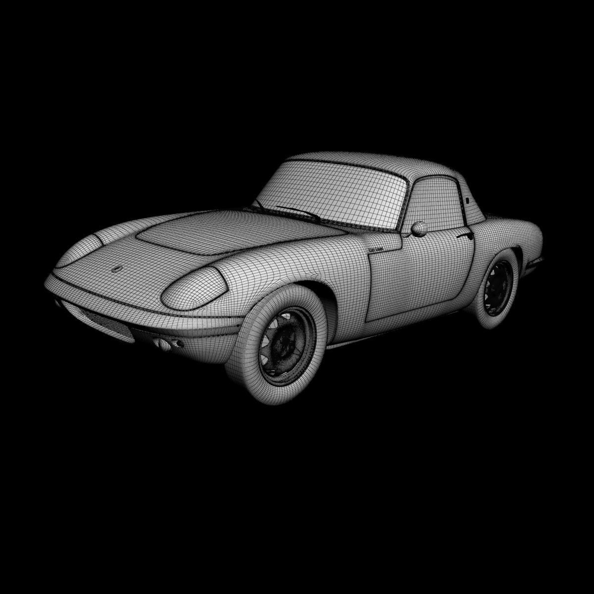 Lotus Elan S3 Coupe 3D model | CGTrader