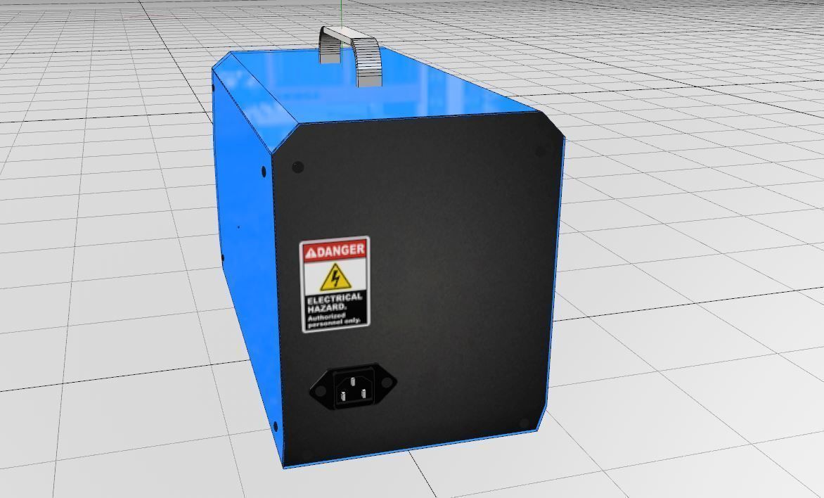 Automatic Photosensitive Flash Stamp Machine free VR / AR / low-poly 3D ...